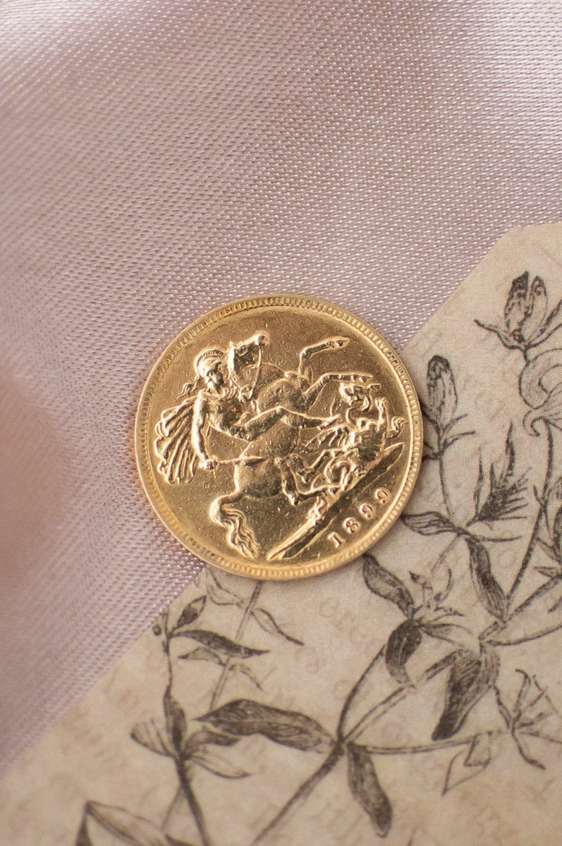 Year 1899 Half Sovereign Queen Victoria